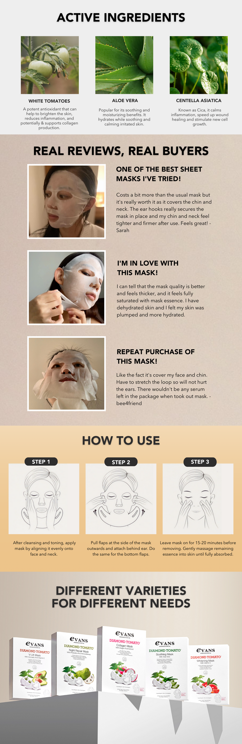 Diamond Tomato® Soothing Mask with Aloe Vera – Evans Dermalogical