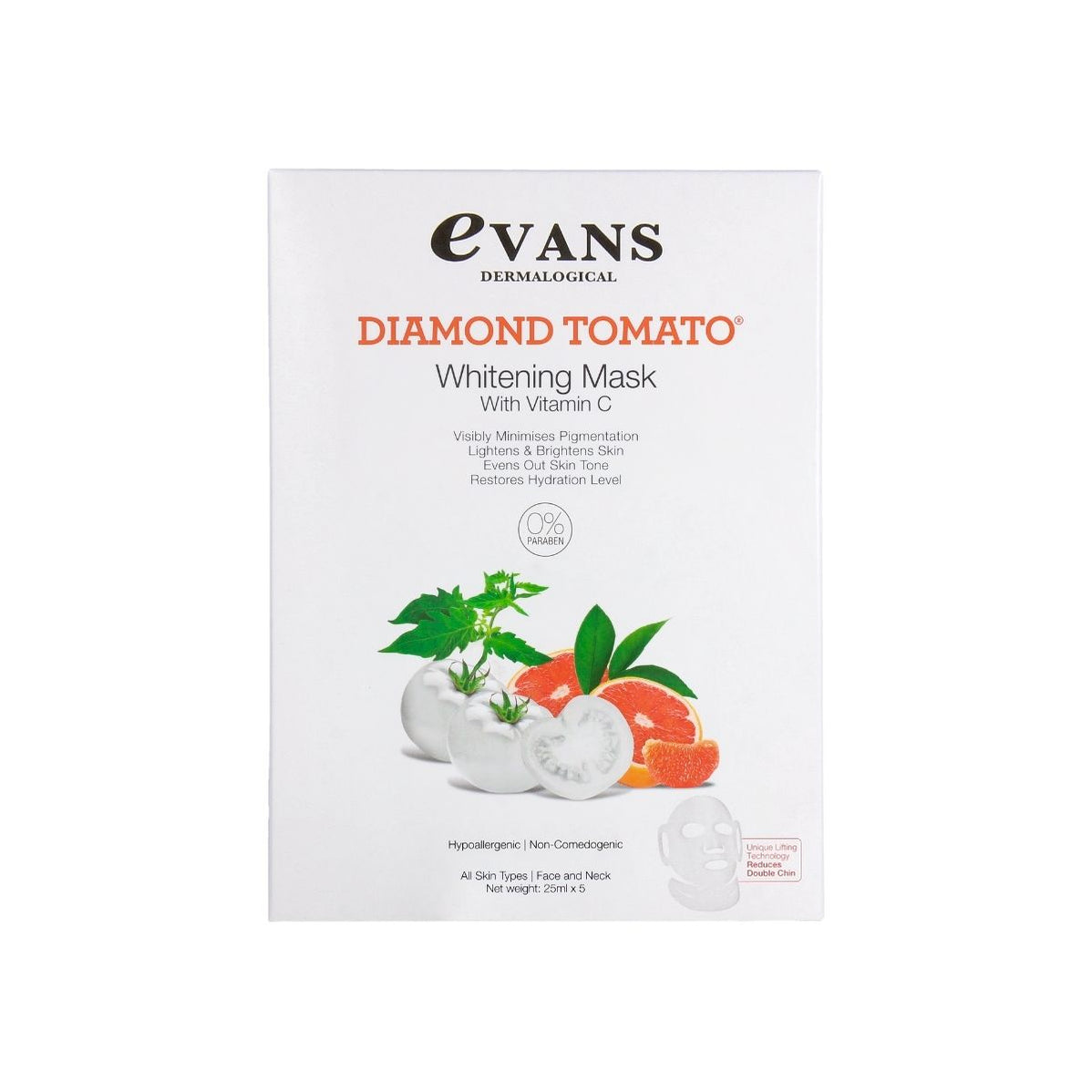 Diamond Tomato® Whitening Mask With Vitamin C – Evans Dermalogical
