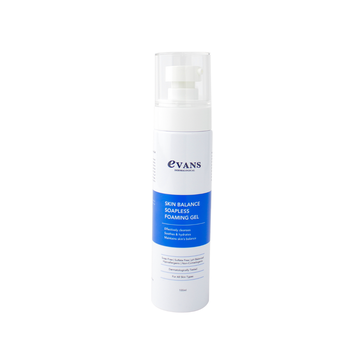 Skin Balance Soapless Foaming Gel 100ml – Evans Dermalogical